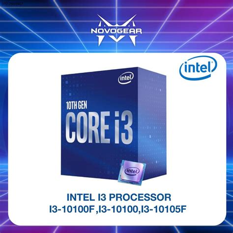 INTEL CORE I3 10100 10100F 10105F 10TH GEN PROCESSOR 6M CACHE UP TO 3 60 GHz Shopee