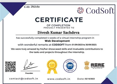 Divesh Kumar Sachdeva On Linkedin Im Thrilled To Announce That Finally I Got A Certificate