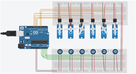 Controlling Servo With Potentiometer Robotic Electronics