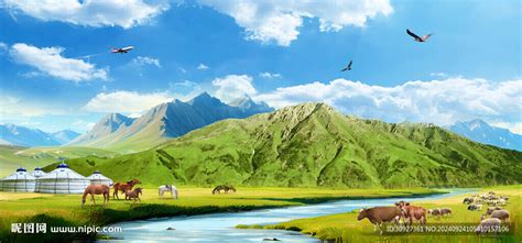草原图设计图psd分层素材psd分层素材设计图库昵图网