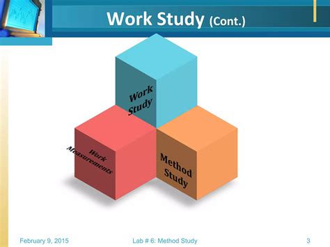 Work Study Methods Study Ppt