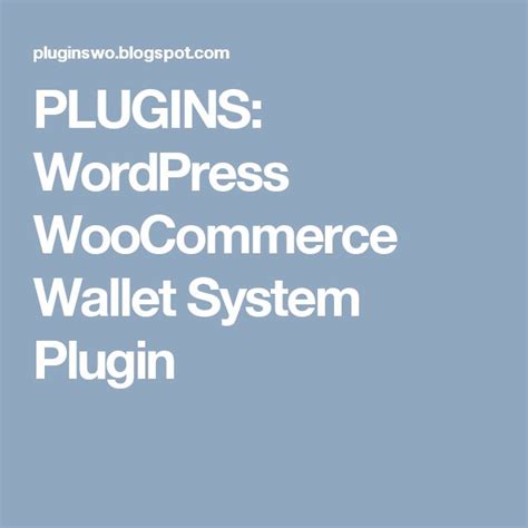 Plugins Wordpress Woocommerce Wallet System Plugin Woocommerce