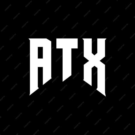 기술 회사 Atx의 Atx 글자 로고 디자인 검은색과 색 컬러 조합 Atx 로고 Atx 터 Atx 디자인 Atx 아이콘 Atx 알파 Atx 타이포그래피 로고 디자인