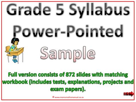 Moms Maths Manual Ppt Grd 5 Sample Pptx