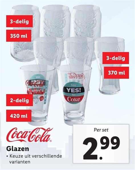 Coca Cola Glazen Aanbieding Bij Lidl