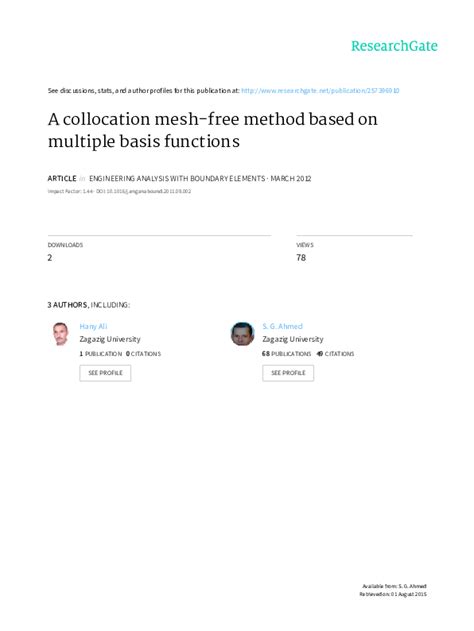 Pdf Collocation Based On Different Weight Functions And Its Application To Solve Convection