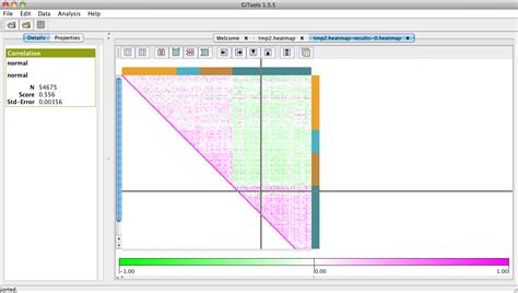 tutorial 2 2 expression profiles correlations — gitools 2 3 0