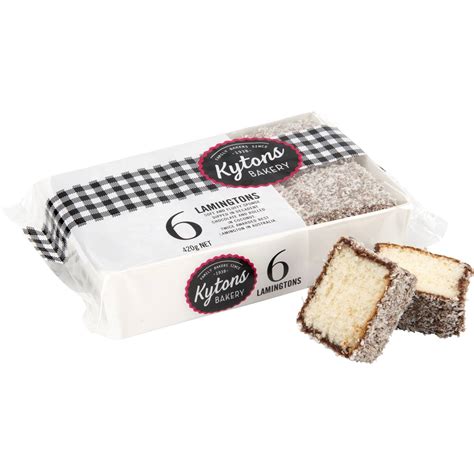 Kytons Bakery Lamingtons 6 Pack Woolworths