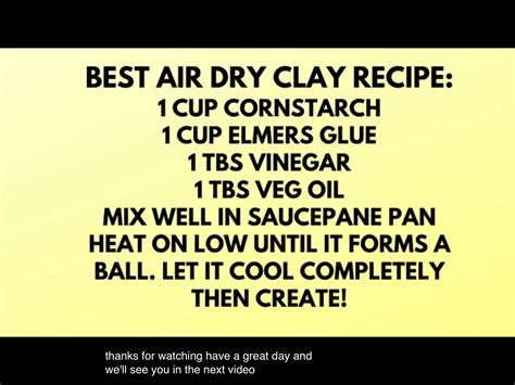 How To Make Air Dry Foam Clay Artofit