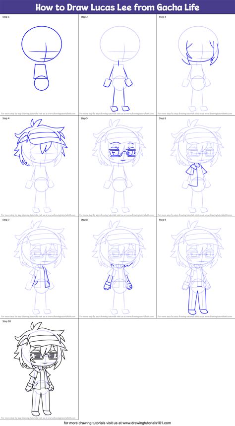 How To Draw Gacha Life Characters Step By Step