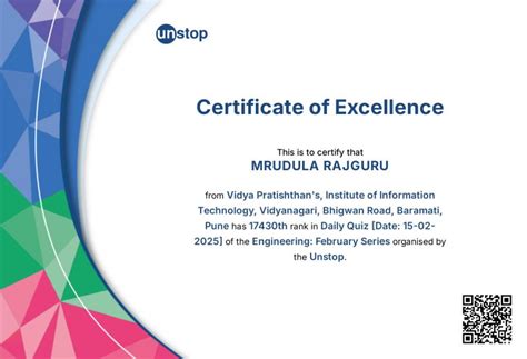 mrudula rajguru on linkedin learningneverstops engineeringquiz unstop continuouslearning…