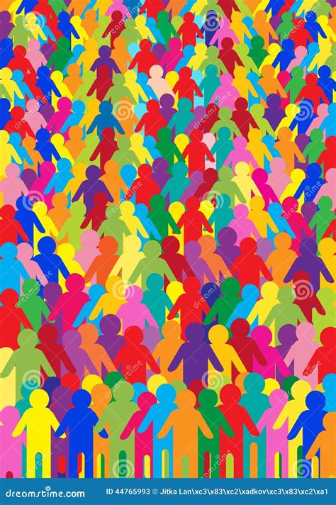 Abstract Background With Crowd Of People Stock Illustration Illustration Of Pattern Concert
