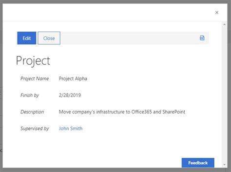 Open Any Form In Dialog Plumsail SharePoint Forms Documentation