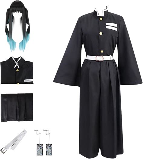 Mens Demon Muichiro Cosplay Costume With Wig Nepal Ubuy