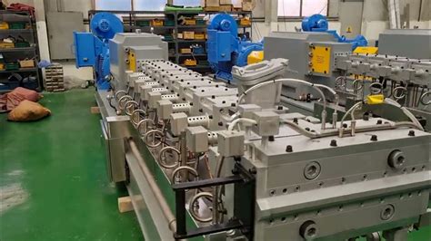 양지테크윈의 트윈스크류 압출기75mm Youtube