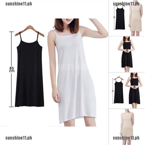 Sun11cod Women Solid Color Dress Camisole Spaghetti Strap Long Tank