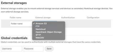 External Storage Backend Local Missing ℹ️ Support Nextcloud Community