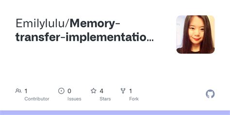 GitHub Emilylulu Memory Transfer Implementation By Verilog