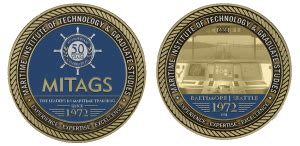 Mitags Releases 50th Anniversary Challenge Coin Maritime Institute Of