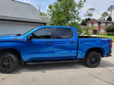 2022 Trail Boss Glacier Blue Rsilverado