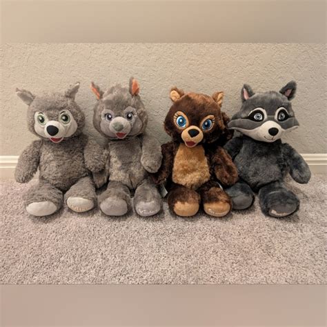 Build A Bear Toys Great Wolf Lodge Build A Bear Wiley Violet Sammy Rachel Plush Bab Poshmark
