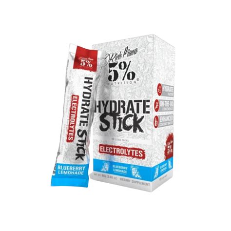 5 Nutrition Hydrate Stick Electrolytes 10 Stick Athletic Nutrition
