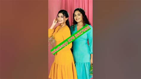 අලුත් ඩිසයින් අදින්න කැමති අයට ලස්සන ගවුම් විලාසිතා Trending Youtube