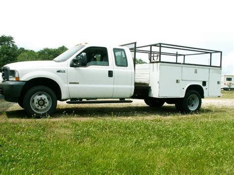 2003 F450 4x4 Super Cab Dually Diesel Utility Bed Super Duty Ford For
