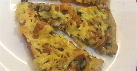 ПП пицца рецепт автора Анна 🏃‍♂️