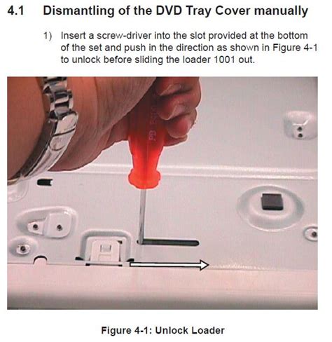 Unable To Eject Tray And Display Shows Open Then Blocked