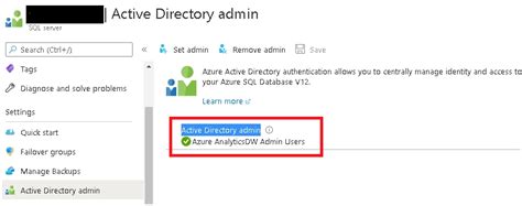 Ssms Grant Read Access To Azure Active Directory Group In Sql Dw