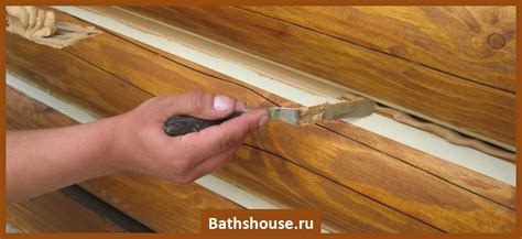 Чем и как заделать трещины бревен в срубе клей герметик