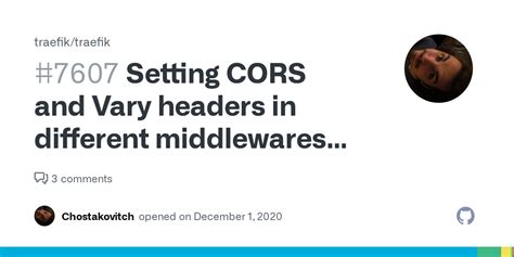 Setting Cors And Vary Headers In Different Middlewares Discards Cors