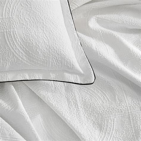 Catalina White Square Filled Cushion By Private Collection My Linen