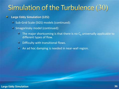 Ppt Large Eddy Simulation Powerpoint Presentation Free Download Id