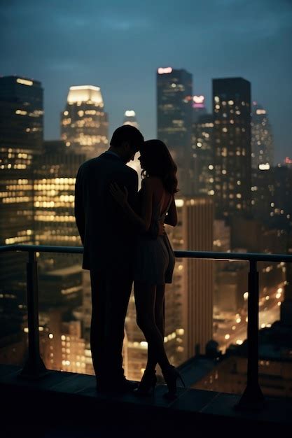 Um Casal Rom Ntico Na Cidade Foto Gr Tis