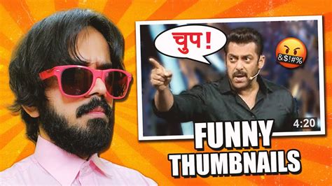 Funny Bollywood Thumbnails YouTube