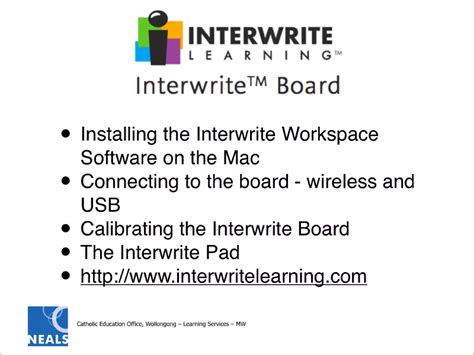Interwrite Whiteboard Getting Started Pdf Web Conferencing Computer Software And