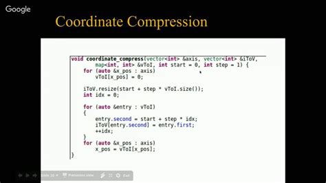 Coordinate Compression Technique Arabic Youtube