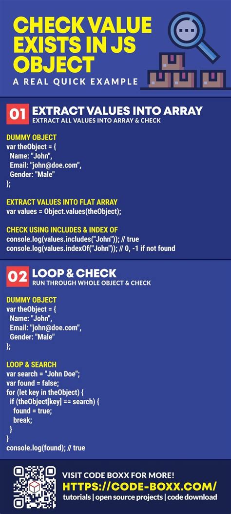 How To Check If Value Exists In Javascript Object Javascript Real