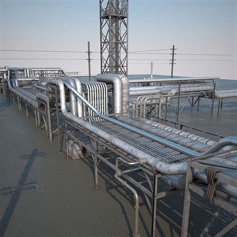 산업용 파이프 3d 모델 25 Max Fbx Unknown Free3d