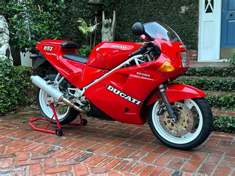 1990 Ducati 851 726 Kilometer 1990 851 Superbike Euro Classic