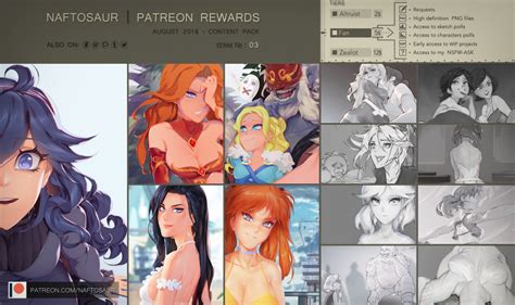 August Rewards By Naftosaur Hentai Foundry