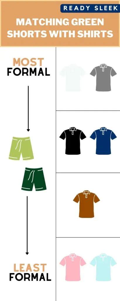 What Shirt Colors Go With Green Shorts Pics • Ready Sleek