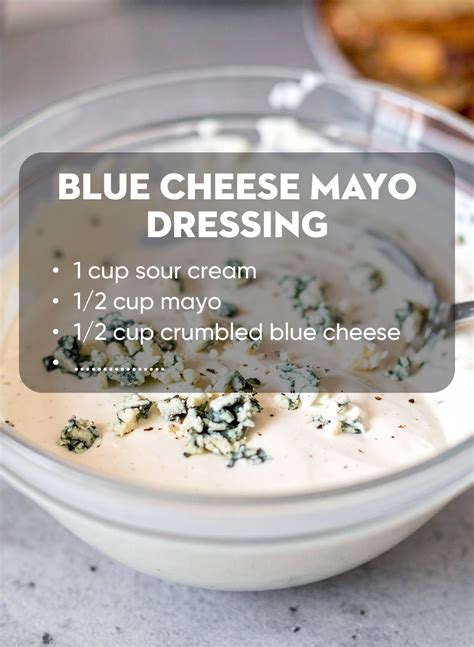 5 Minute Blue Cheese Dressing Recipe Easy Blue Cheese Dressing Recipe