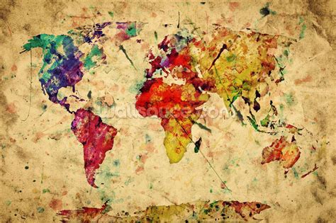 World Map Wallpaper Vintage 1600x1065 Wallpaper