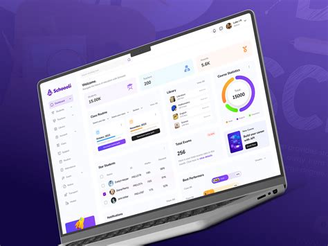 School Management Dashboard Ui Design I Admin Panel Behance
