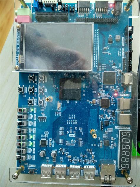 Xilinx Risc V Board Tutorial Switches And Display Fii Prx100 Fpga