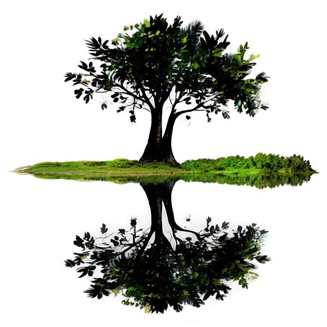 Download Tree Reflection Png Gra51 Wallpapers Com