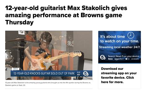 Max Plays The Browns Game